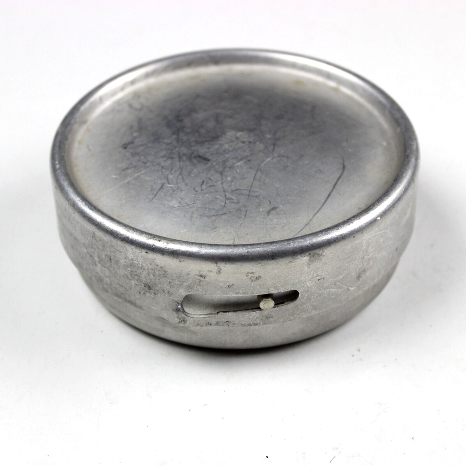 VINTAGE WEST GERMAN ARMY BUTTER DISH DDR ALUMINUM PLASTIC NOS SURPLUS ...