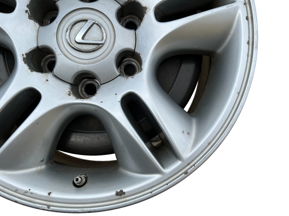 2003-2009 Lexus GX470 17x7.5 Aluminum Alloy Silver 5 Spoke [74167A] OEM ...