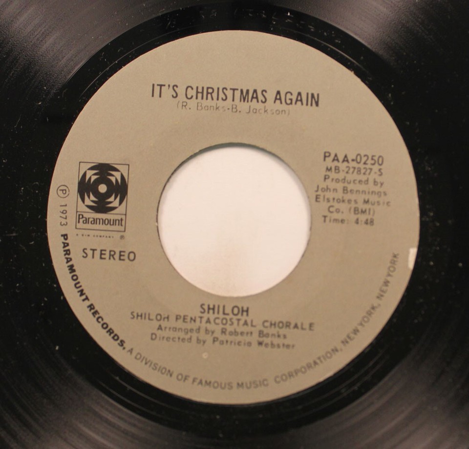 Christmas 45 Shiloh - Baby Boy / It'S Christmas Again On Paramount | eBay