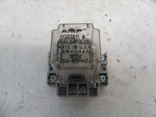 POTTER & BRUMFIELD KRP-14AN-24 24V 50/60Hz RELAY/P&B 27E892 | eBay