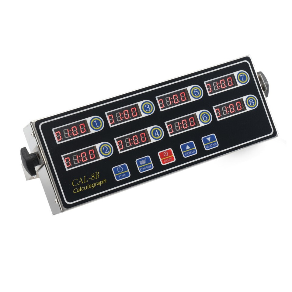 Digital Commercial Countdown CAL-8B 8 Channel Timer Kitchen ...