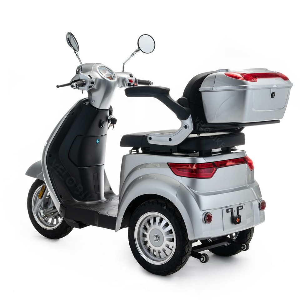Seniorenmobil 3-Rad Elektromobil ElektroRoller 1000W VELECO CRISTAL ...