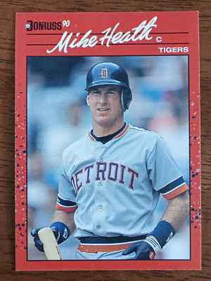 MIKE HEATH DETROIT TIGERS 1990 DONRUSS BASEBALL CARD #209 | eBay