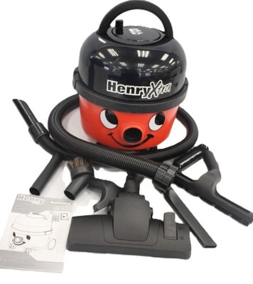 HENRY XTRA Bagged Cylinder Vacuum, 9 Litre, 620 Watt, Red BOXED - A39 ...