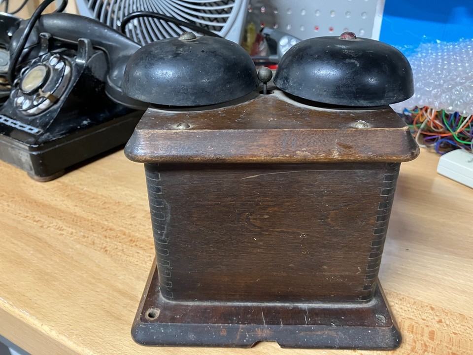 NORTHERN ELECTRIC N43 AB PHONE DOUBLE RINGER BELL BOX FROM RAILROAD ...