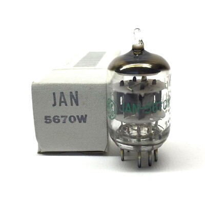 5670 JAN 5670W 2C51 NOS GE USA Valve Tubes | eBay