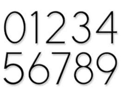 Hillman Modern 5" Floating Standoff or Flush Mount House Address ...