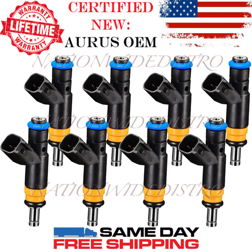 8x OEM NEW AURUS Fuel Injectors for 2008-2018 Dodge Challenger 5.7 V8 ...