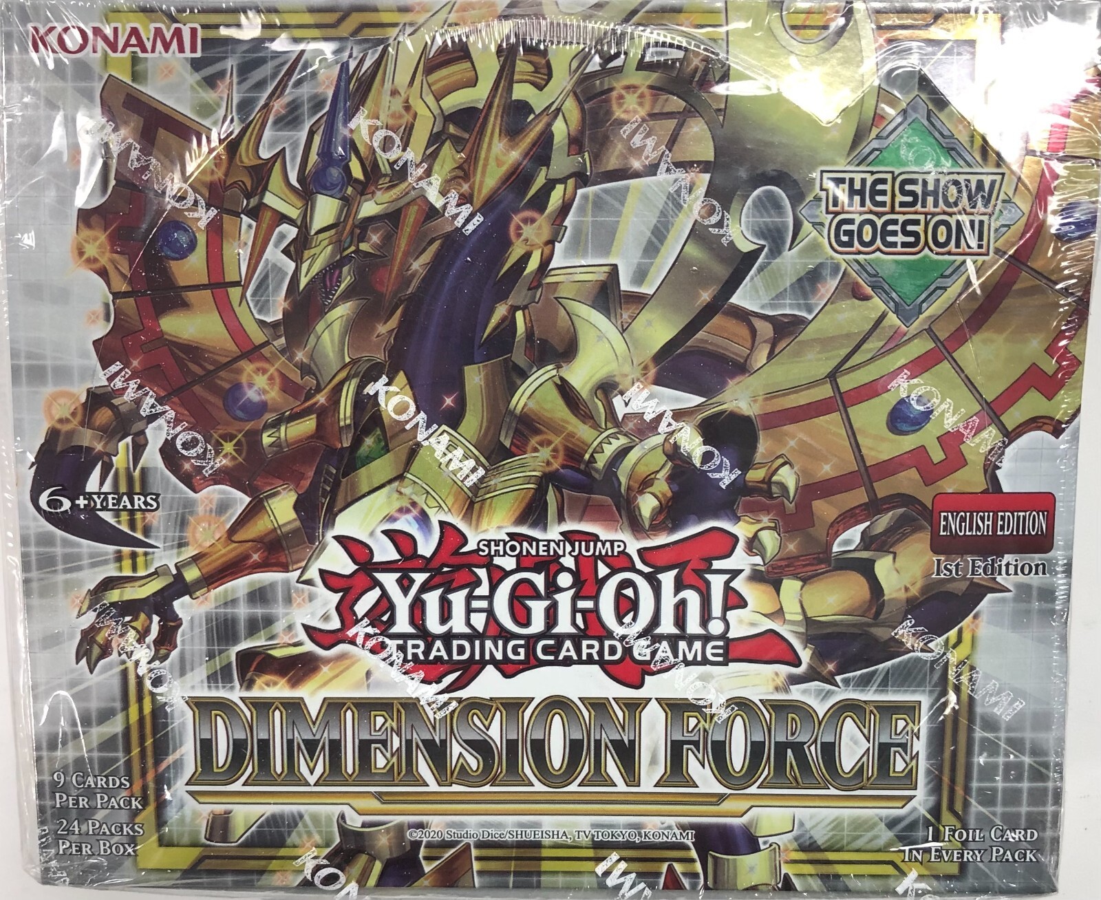 Komani Yu-Gi-Oh! TCG Dimension Force Booster Display Booster Box - 24 ...