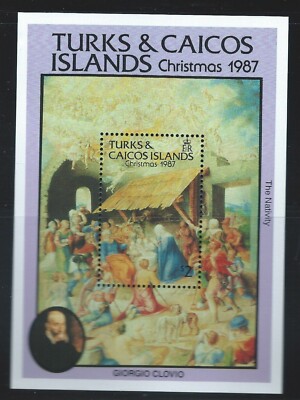 Turks & Caiso Islands Sc 723 Christmas 1987 Nativity from Townley ...