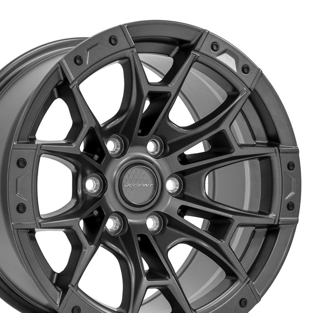 Set of (4) Defiant DF04 Wheels Ford F-150 & Expedition 6x135 Lug 17x9 ...