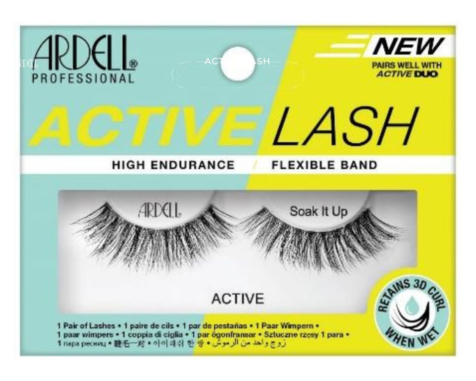 ARDELL Active Eyelashes 1 Pair - ACTIVE LASH - Soak It Up | eBay