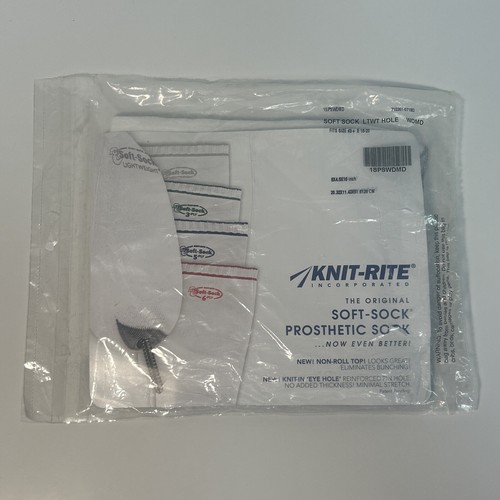 Knit Rite Prosthetic Sock With Hole, Size Wide/Medium, Ply 1 | eBay