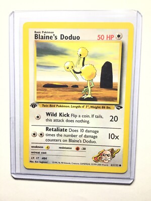 BLAINE’S DODUO - 1st Edition Gym Challenge - 61/132 - Common - Pokemon ...