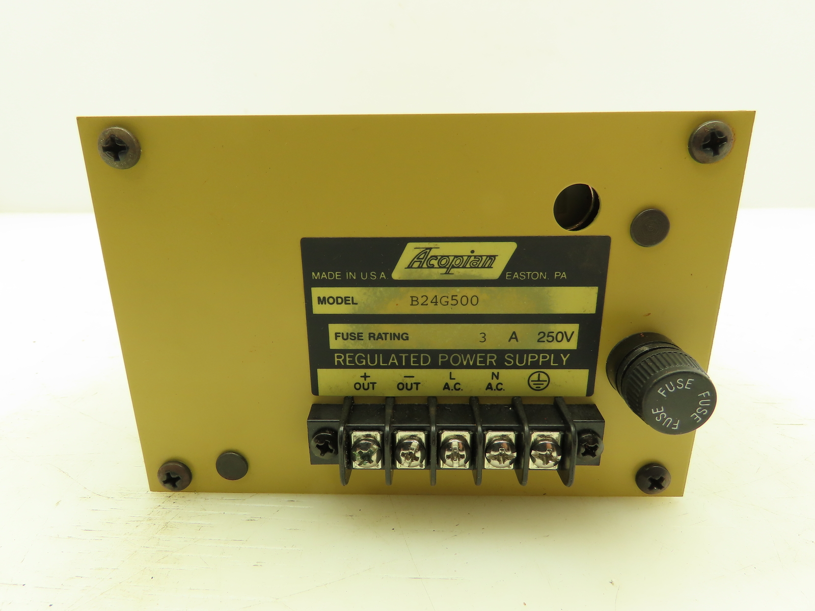 Acopian B24G500 Regulated Power Supply 3a 250v for sale online | eBay