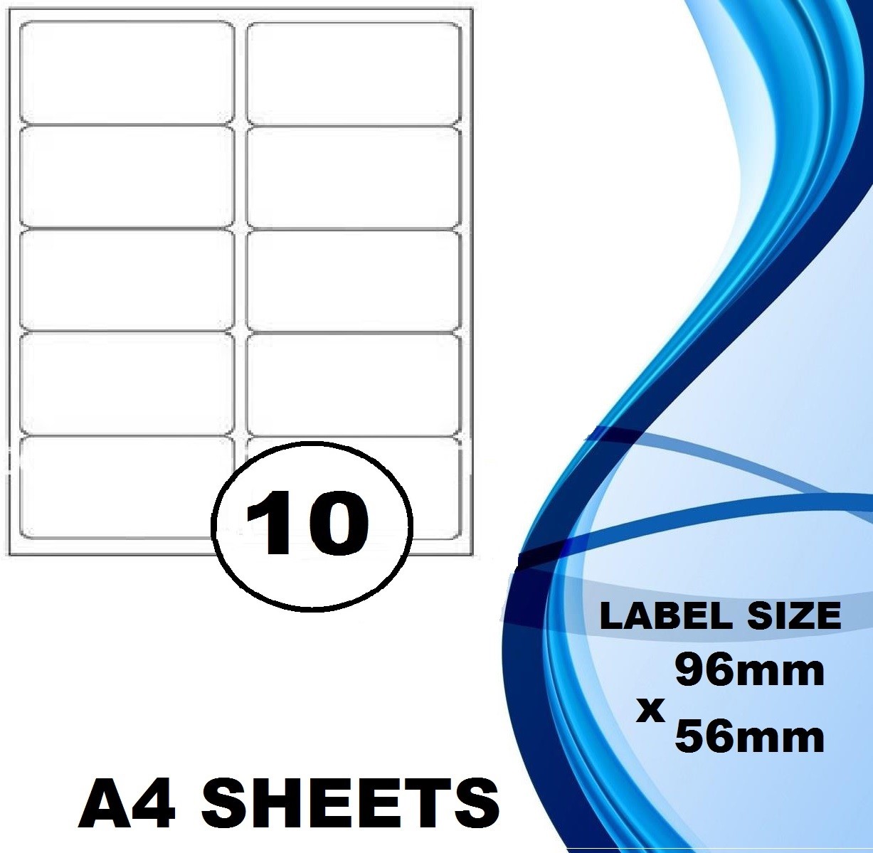 BULK BUY Address Labels A4 Sheet Adhesive Label Mailing Packing ...