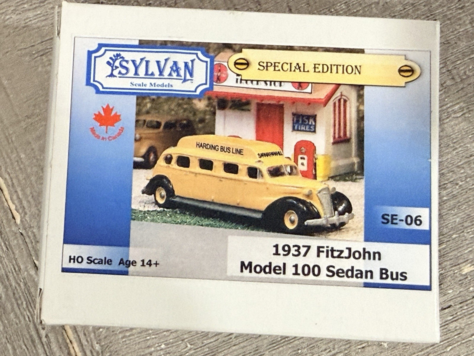 Sylvan SE-06 HO Scale 1:87 1937 FitzJohn Model 100 Sedan Bus Resin ...