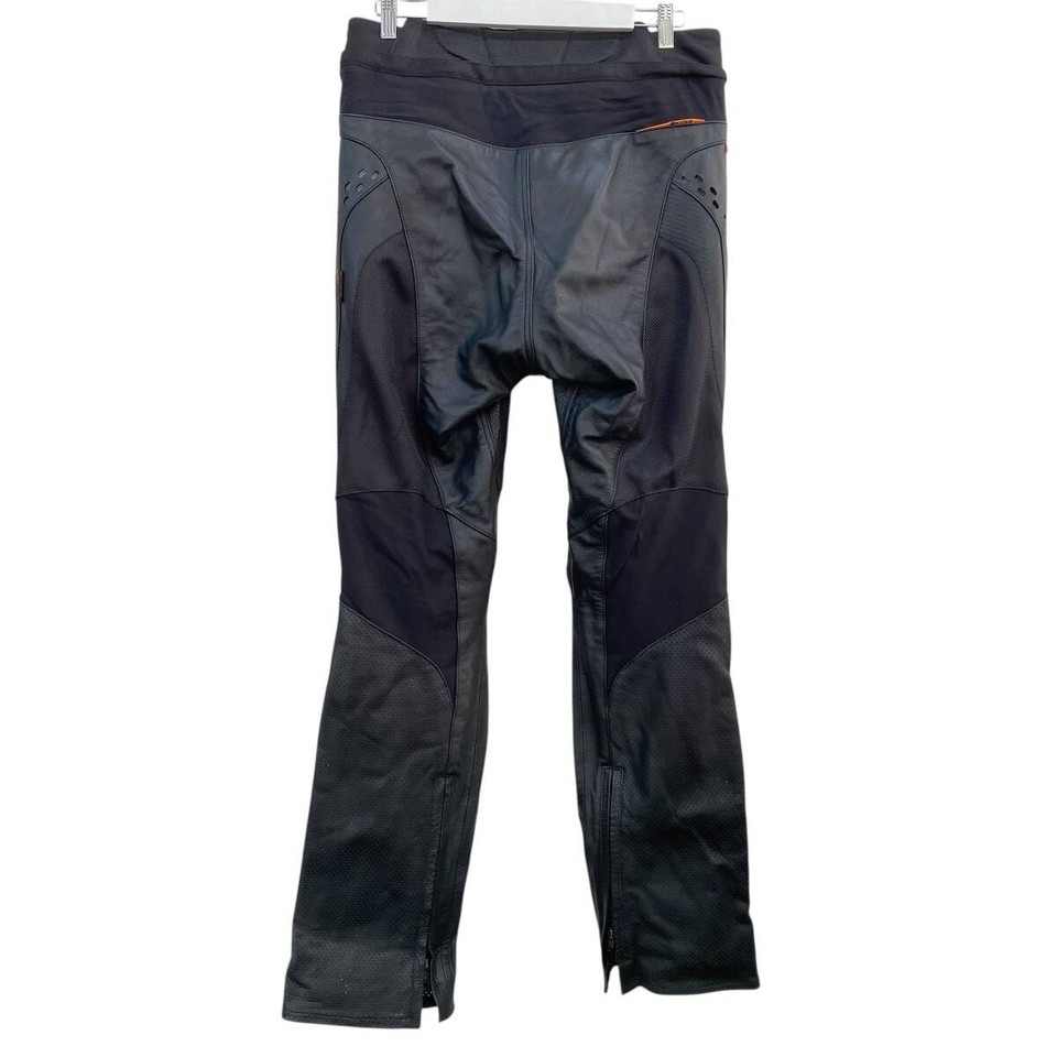 HYOD Leopard Leather Mesh Pants Black LW Motorcycle Riding Gear B+ | eBay