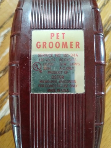 VINTAGE OSTER 151-04 PET GROOMING KIT NO COMBS INCLUDED | eBay