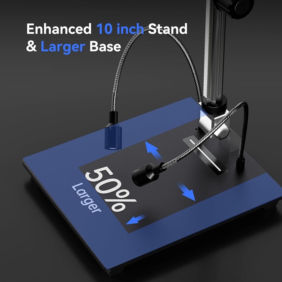 10" Diamond microscope Jewelers Magnifier Watchmakers Microscope ...