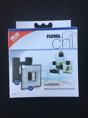 (5x) Fluval Chi Filter Foam Pad Combo Pack Fish Aquarium Aquatics 5gal ...