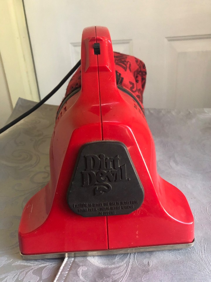 Royal Dirt Devil Plus Model 08130 Hand Held Vacuum Cleaner Black Red ...