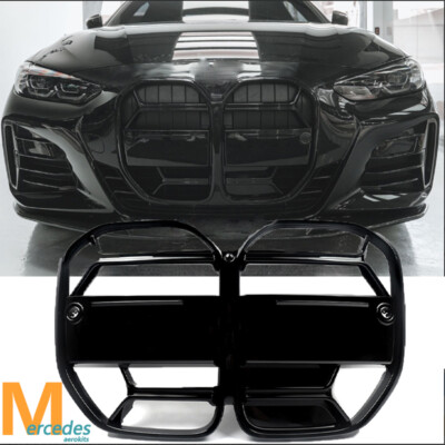 2021-2024 BMW 4 Series G22 G23 430i M440i CLS Style Gloss Black Front ...