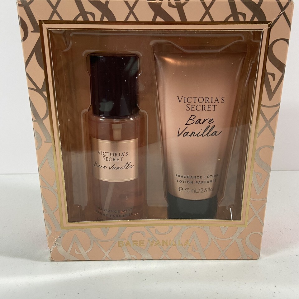 Victoria’s Secret Bare Vanilla Gift Set Fragrance Mist And Lotion ...