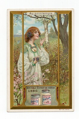 Chromo Liebig. Art Nouveau. In Spring (5) | eBay