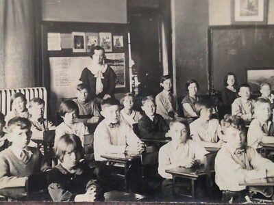Vintage Classroom Photo 1933 Students Kids Teacher School 1930s | eBay