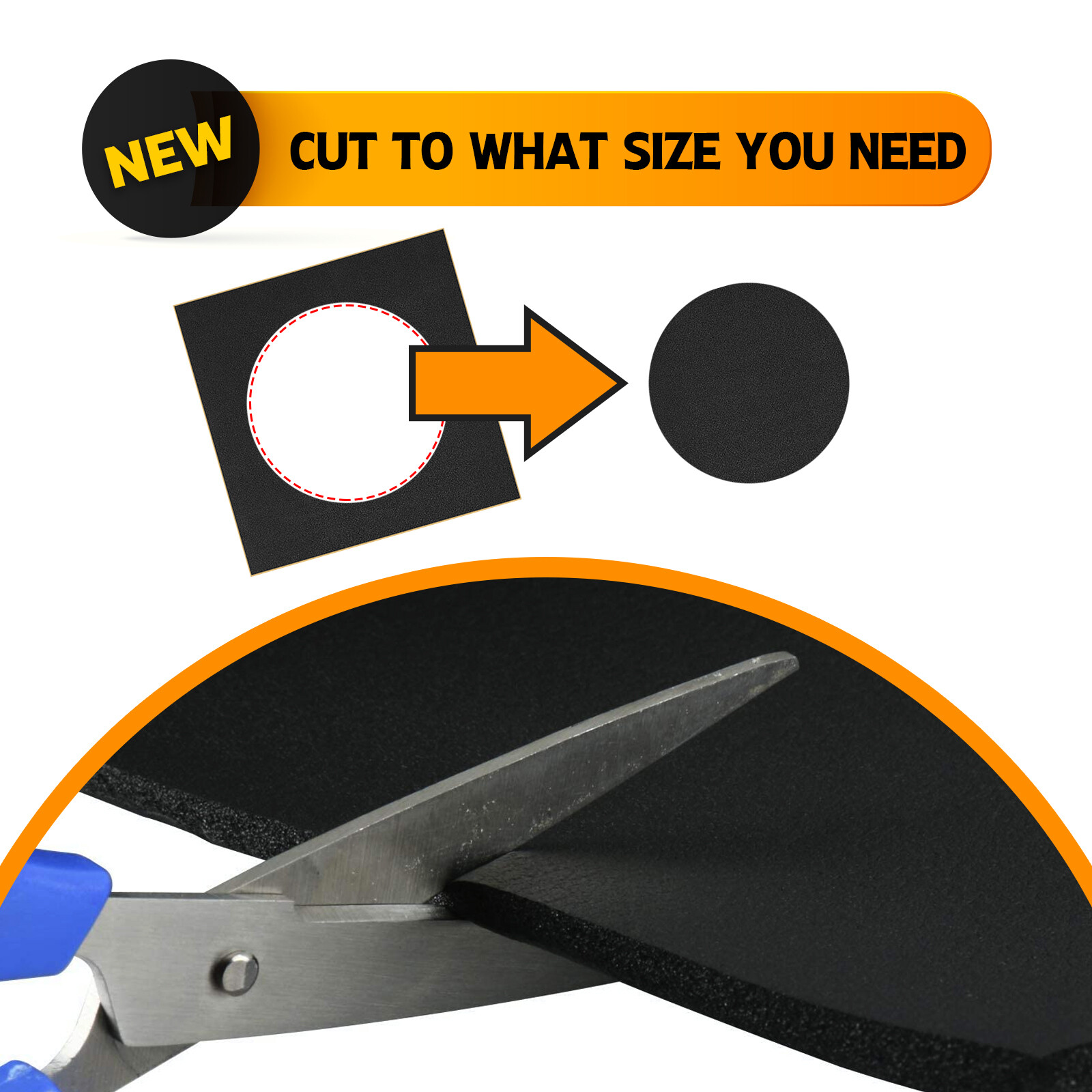 Adhesive Neoprene Rubber Sheet WaterProof Sponge Foam Padding for Craft ...
