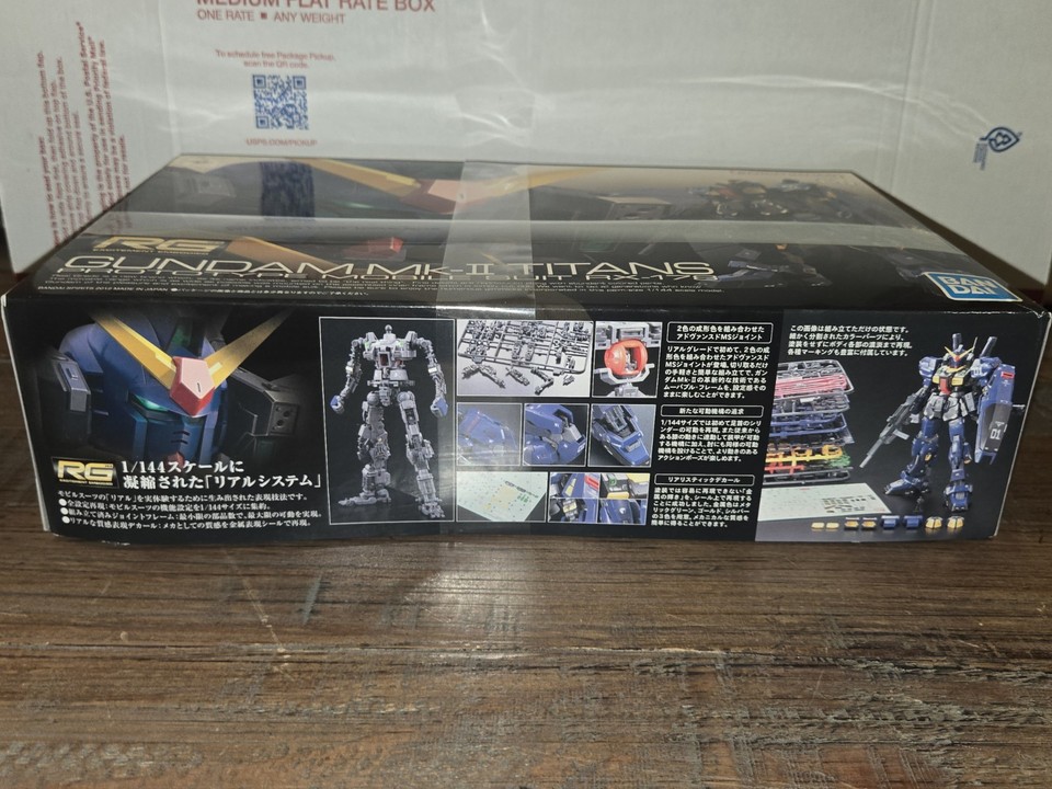 Bandai RG #07 Gundam Mk-II Titans Prototype Mobile Suit RX-178 1/144 ...