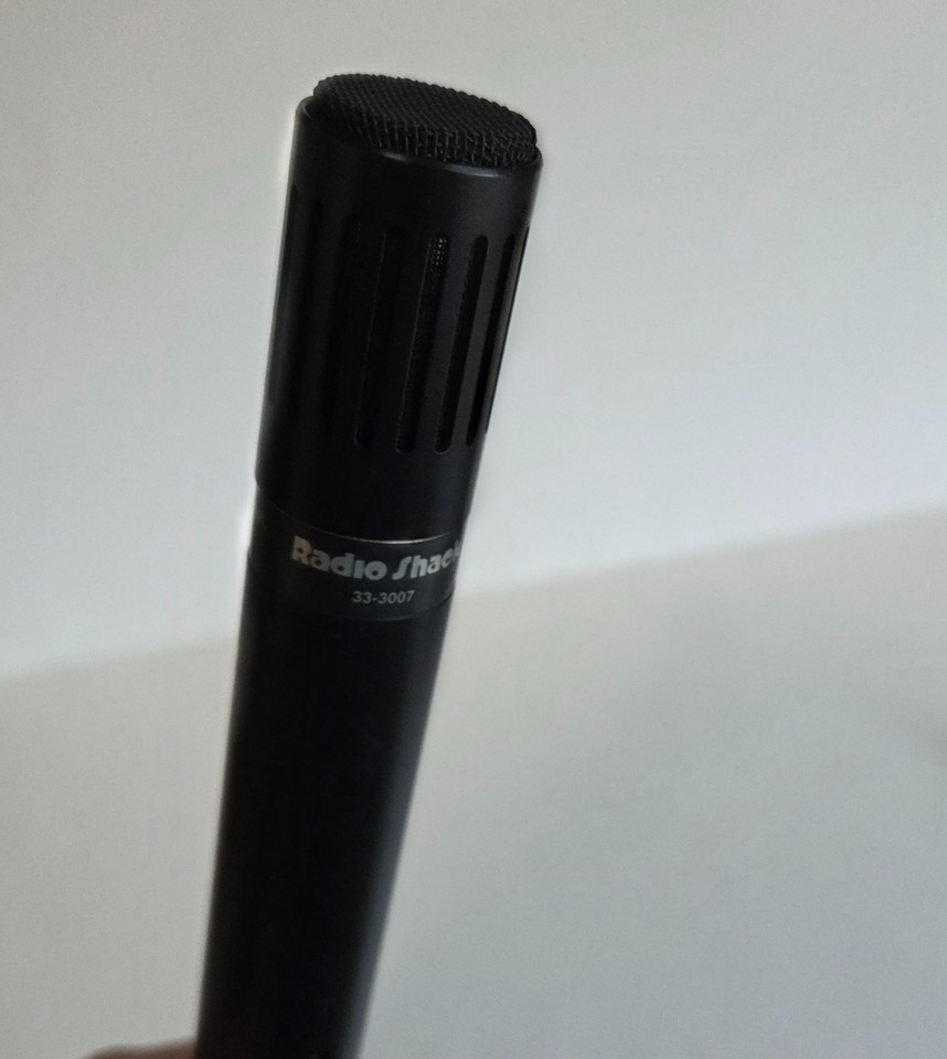 Radio Shack Electret Unidirectional Condenser Microphone - 33-3007 ...