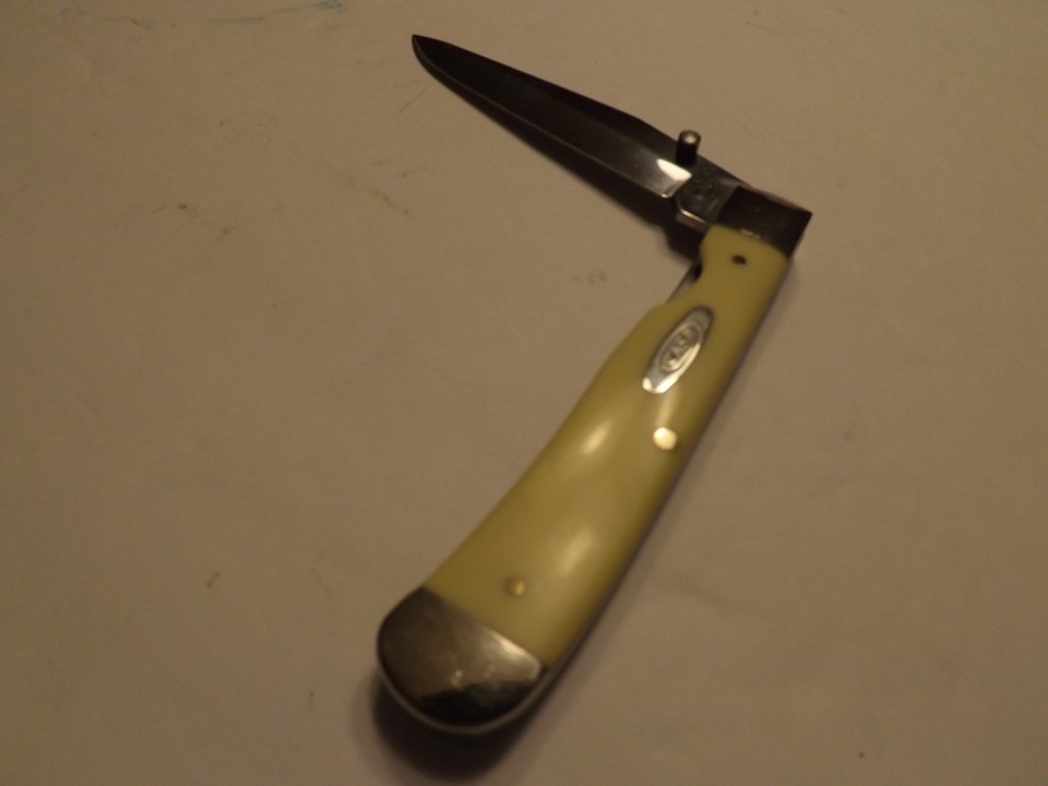 CASE XX 3154L CV TRAPPERLOCK SYNTHETIC YELLOW HANDLES – NEW | eBay