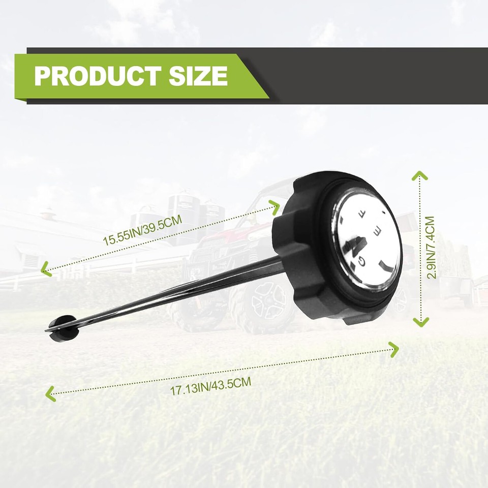 1240119 16" Gas Cap with Gauge For Polaris Ranger 400 425 500 700 TM ...