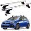 Car Top Roof Rack Cross Bar Luggage Carrier Aluminum For VW Golf MK6 ...