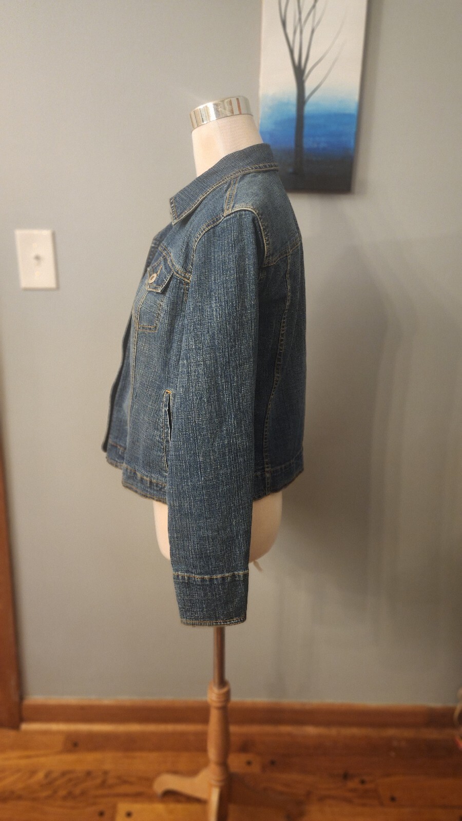 Coldwater Creek Women's Petite Small Denim Jacket Blue Jean Jacket PS ...