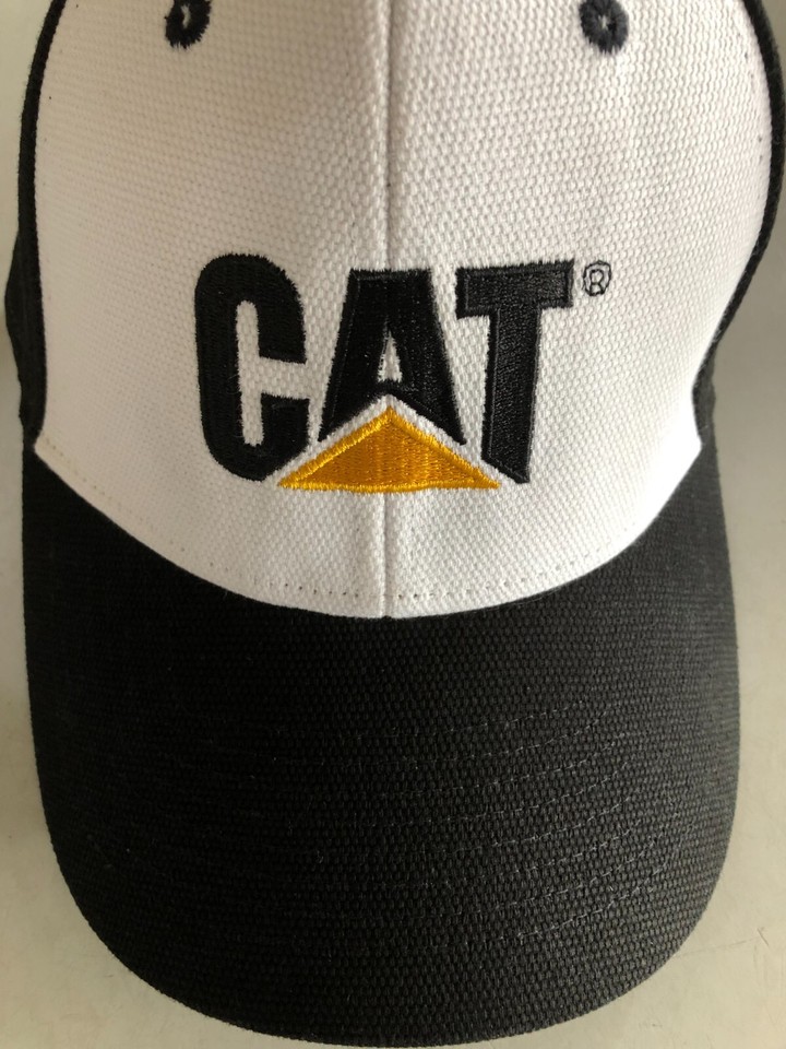 NEW! Authentic CAT Construction Caterpillar Baseball Cap Black/White ...