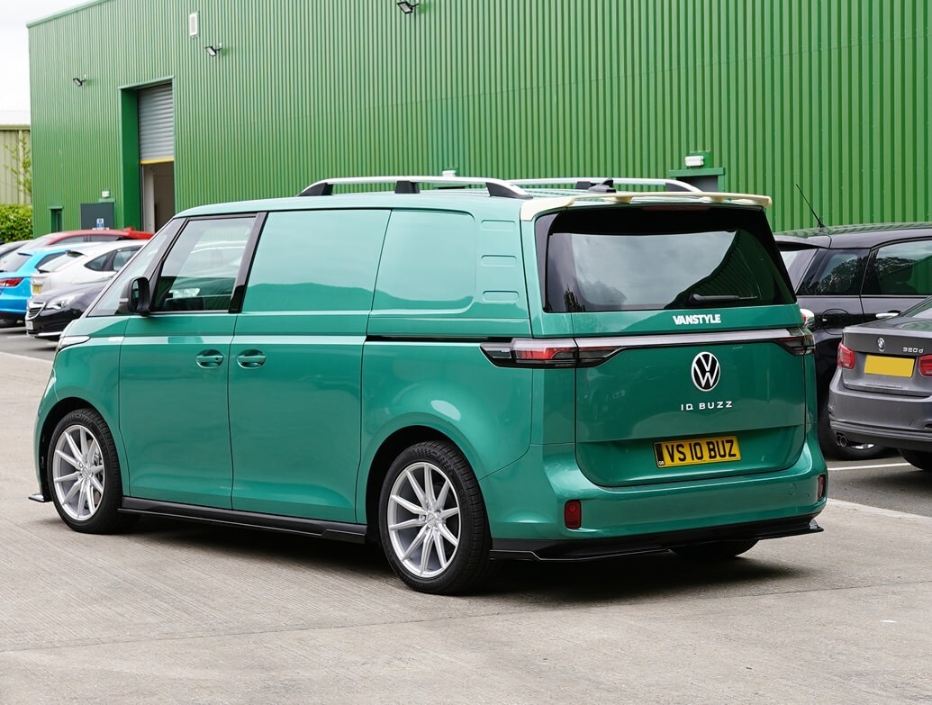 FOR VW ID BUZZ 2022- SPORTY POLYURETHANE REAR UPPER TAILGATE ROOF ...