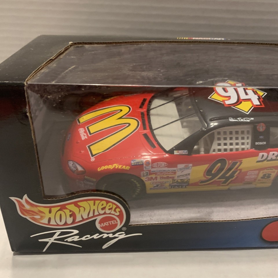 HOT WHEELS NASCAR Racing 94 Bill Elliott Mcdonalds 1:24 Deluxe | eBay