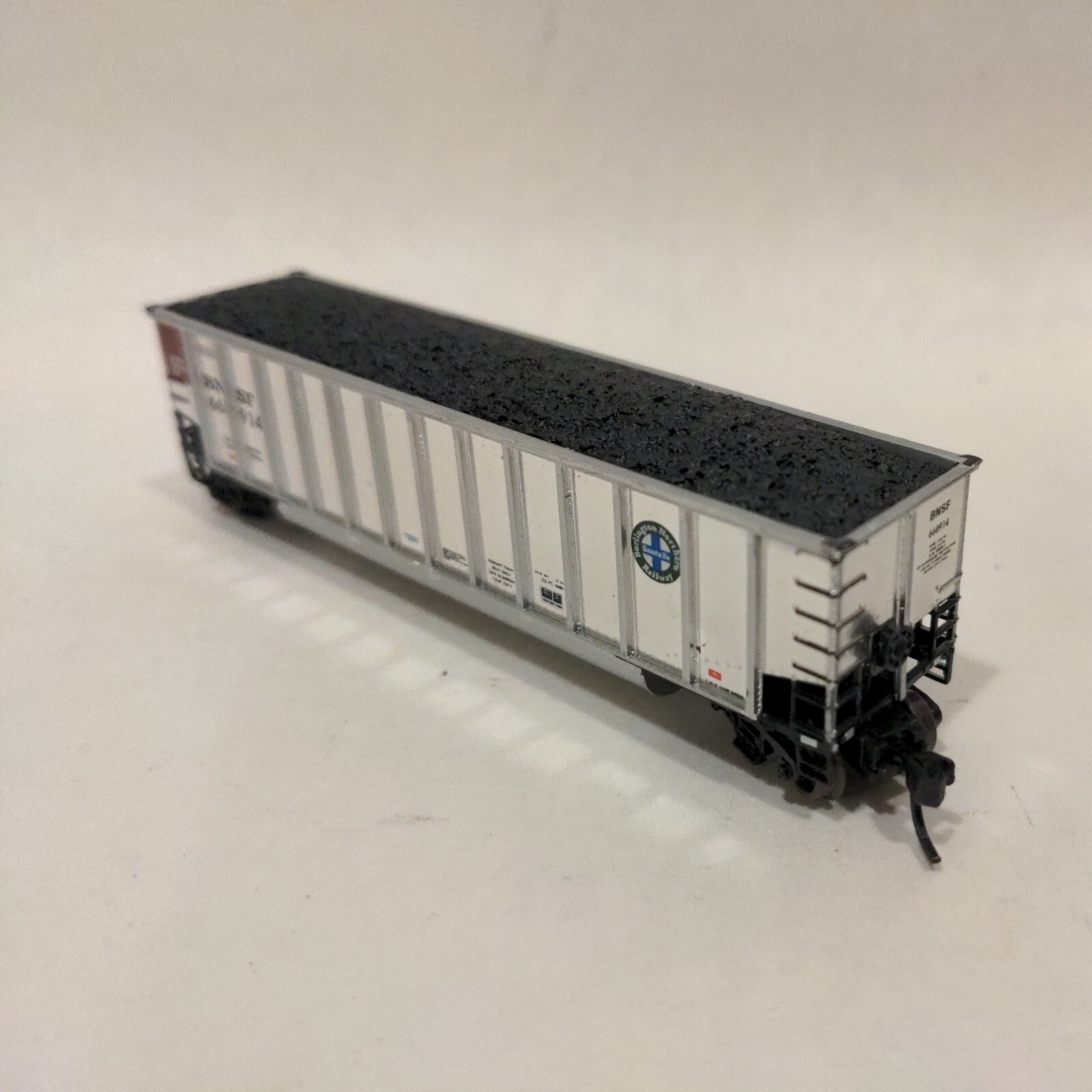 N Scale Athearn 10477 BNSF Burlington Bethgon Coalporters 5-Pack for ...