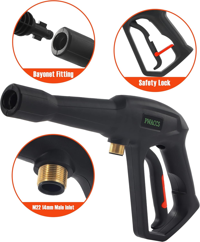 Pressure Washer Gun Replacement with Extension Wand Kit — Power Washing ...