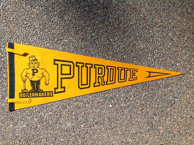 PURDUE UNIVERSITY "BOILERMAKER" Pennant of Lafayette, Indiana | eBay