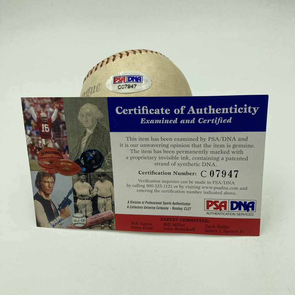 Davy Jones Single Signed Baseball T206 "Detroit Tigers Chicago Cubs ...