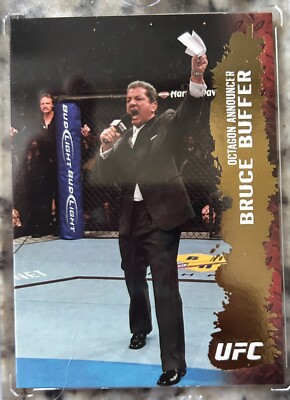2009 Topps UFC Round 2 Bruce Buffer 146 Gold Parallel Thick Card | eBay
