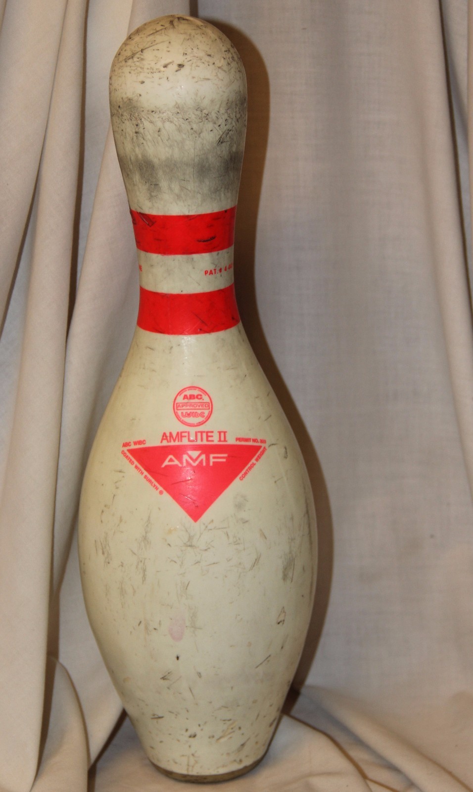 Vintage AMF Amflite II Registered Surlyn Coated Bowling Pin ~ ABC ...