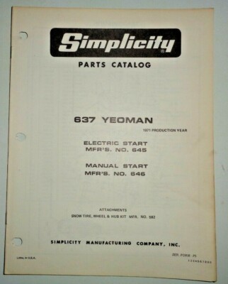 Manuals & Books - 637 Tractor