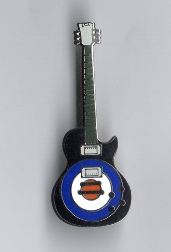 Mod Pin Badge Guitar Target | eBay UK