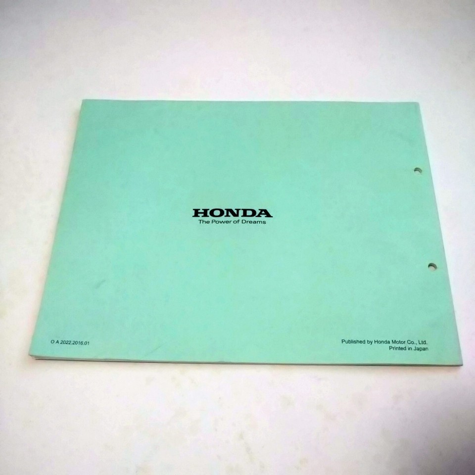 Honda MonKey AB27 Z50JG Parts Catalog 1st Edition January 2016 Parts ...