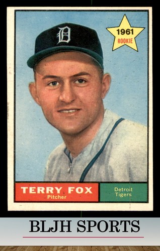 1961 Topps #459 Terry Fox Detroit Tigers RC | eBay